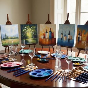Top 5 Painting Ideas for a Fun Paint and Sip Night