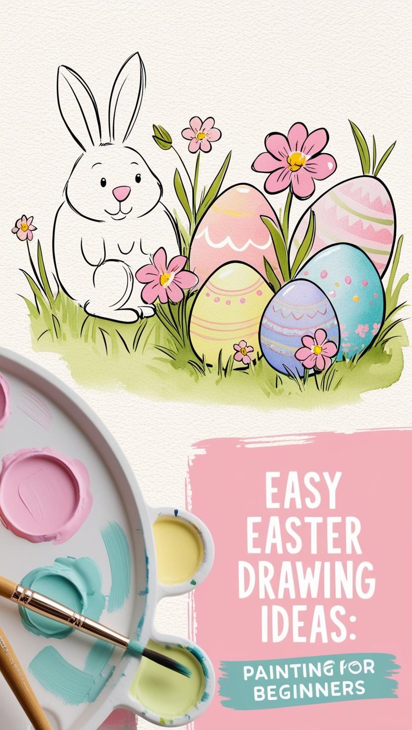 Easy Easter Drawing Ideas: Paintings for Beginners